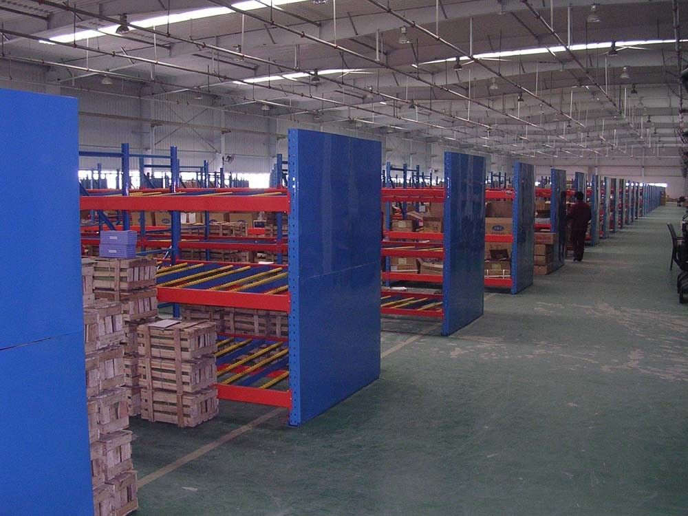 Customized Carton Flow Rack System 100-1000Kgs Per Bed For Warehouse ...