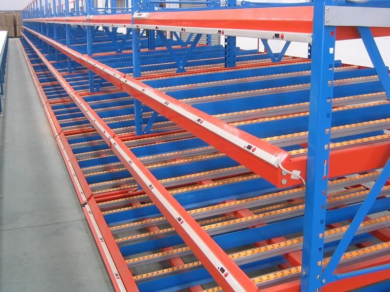 High Storage Efficiency Flow Through Racking Warehouse Storage Shelves ...