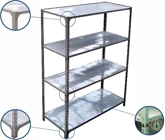 5 Tier Adjustable Heavy Duty Utility Rack Garage Metal Storage Rack ...