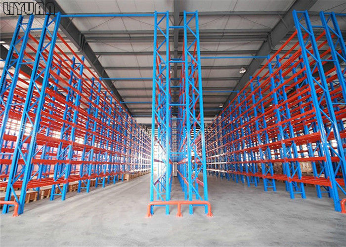 Pitch 75mm Drive In Drive Through Racking System , Drive In Warehouse ...