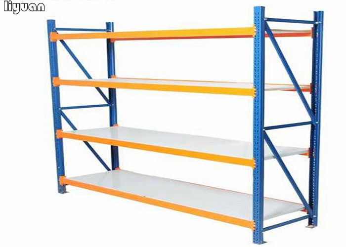 Steel Structure Medium Duty Shelving Racking Q235 Steel Strong Racks ...