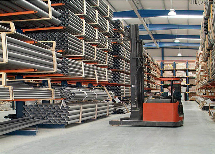 Optional Dimension Cantilever Pipe Rack , Cantilever Steel Storage Racks