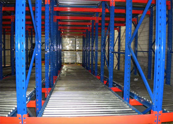 First In First Out Racking System , Gravity Flow Rack In Warehouse ...