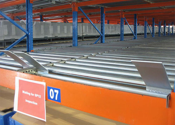 First In First Out Racking System , Gravity Flow Rack In Warehouse ...