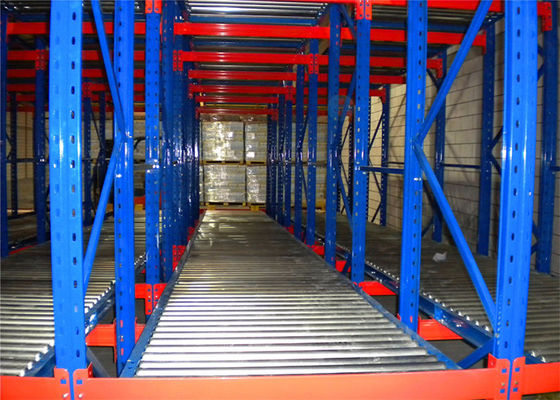 Warehouse Gravity Flow Pallet Racks Fed Rack System Steel Heavy Duty ...