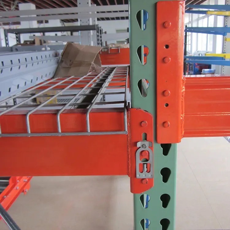 American Teardrop Pallet Rack Beams Green And Orange Heavy Duty ...