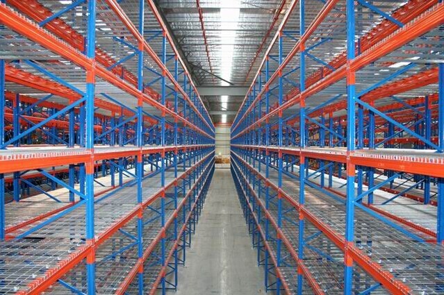 Warehouse Heavy Duty Steel Wire Mesh Deck Panels 5.0mm Wire Diam