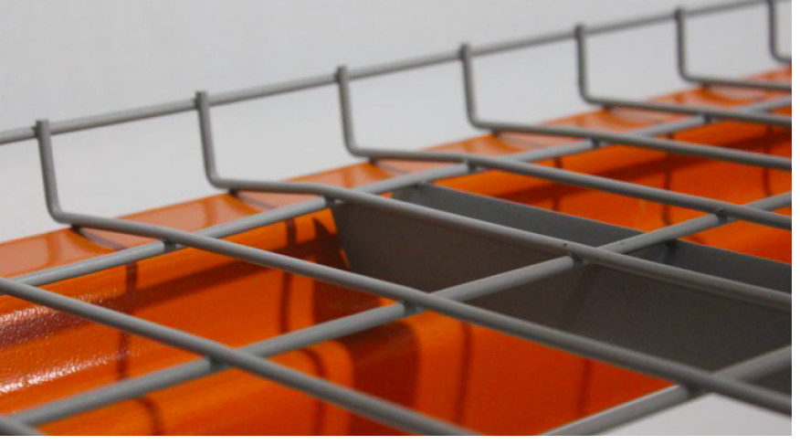 Galvanized Welded Steel Wire Mesh Decking OEM For Warehouse Pallet Racking