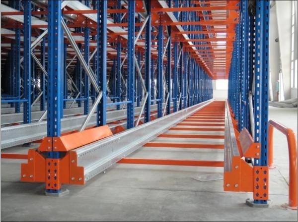 Warehouse Heavy Duty Drive In Pallet Racking System Powder Coating ...