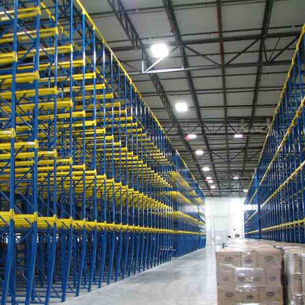 1 Ton - 3 Ton/layer Drive In Pallet Racking Custom FIFO Flow Rack System