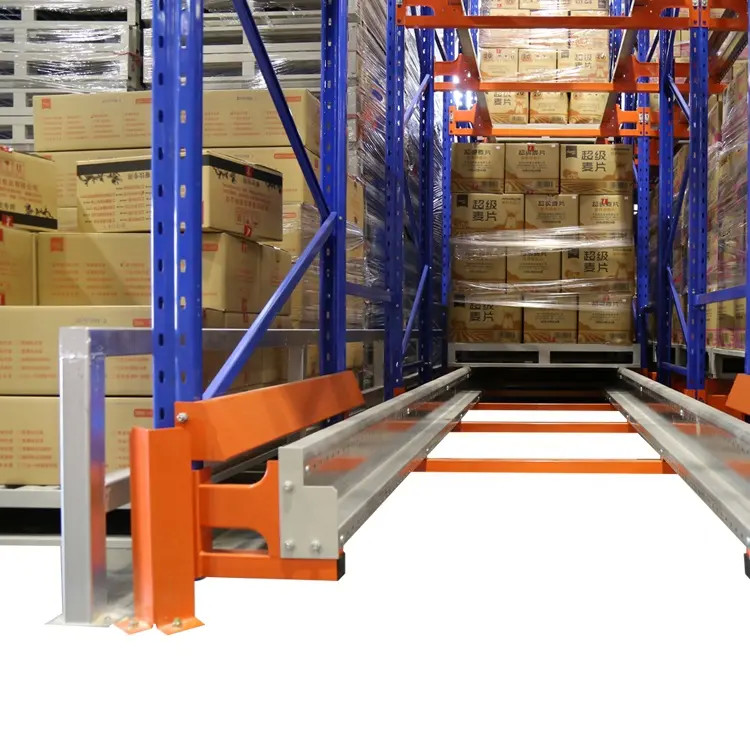 High Density Automatic Radio Shuttle Racking System For Warehouse Storage
