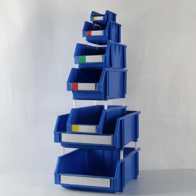 PP PC Injection Rectangular Storage Bins Stackable Multifunctional 10kg ...