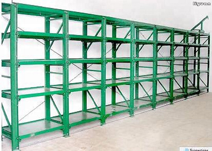 Powder Coated Long Span Racking System Garage Storage Shelving RAL ...