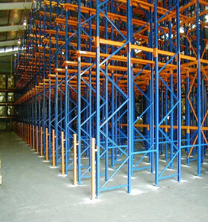 Industrial Drive In Racking System , Drive In Drive Through Racking Durable