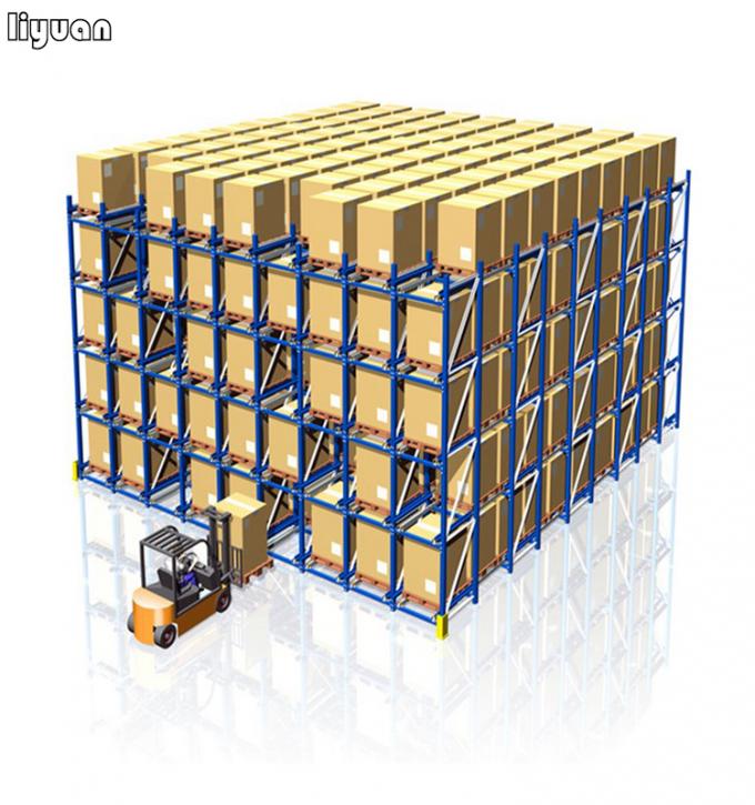 Durable Drive In Pallet Racking Stainless Steel Q235B Logistic Warehouse