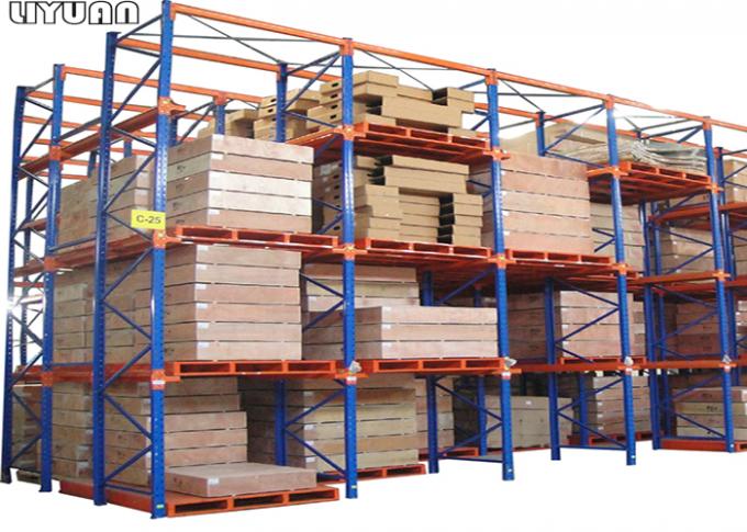 Metal Heavy Duty Industrial Racking Very Narrow Aisle VNA Pallet Shelving