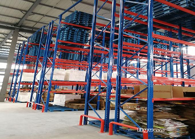 Metal Heavy Duty Industrial Racking Very Narrow Aisle VNA Pallet Shelving