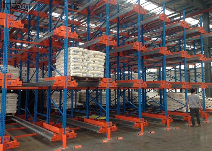 Flexible Material Racking System , Radio Shuttle Warehouse Racking System