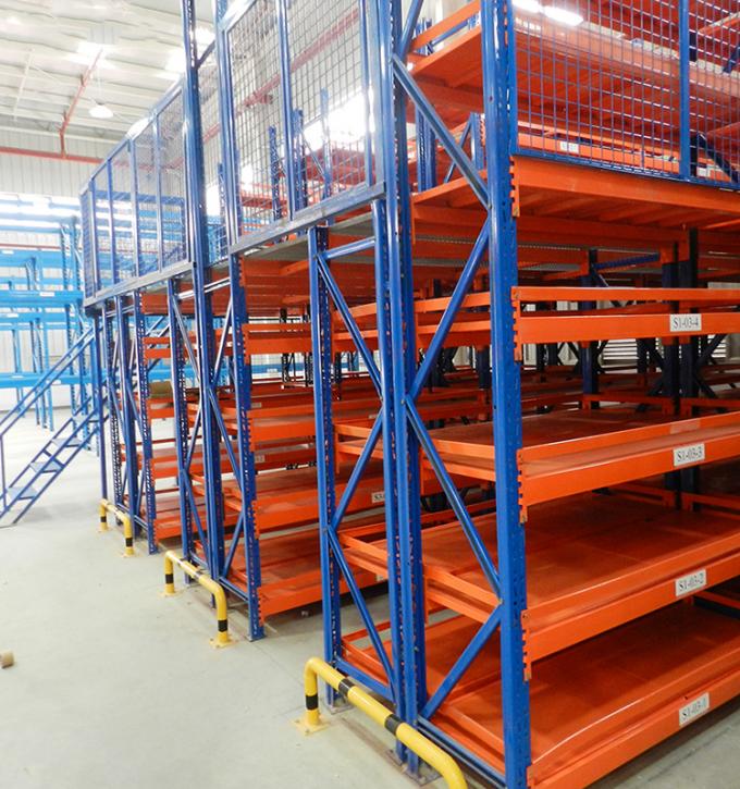 Powder Coated Mezzanine Racking System Multi - Level Steel Structure ...