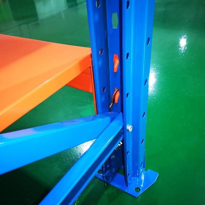 Cold Rolled Steel Long Span Racking System Garage Storage Shelving RAL ...