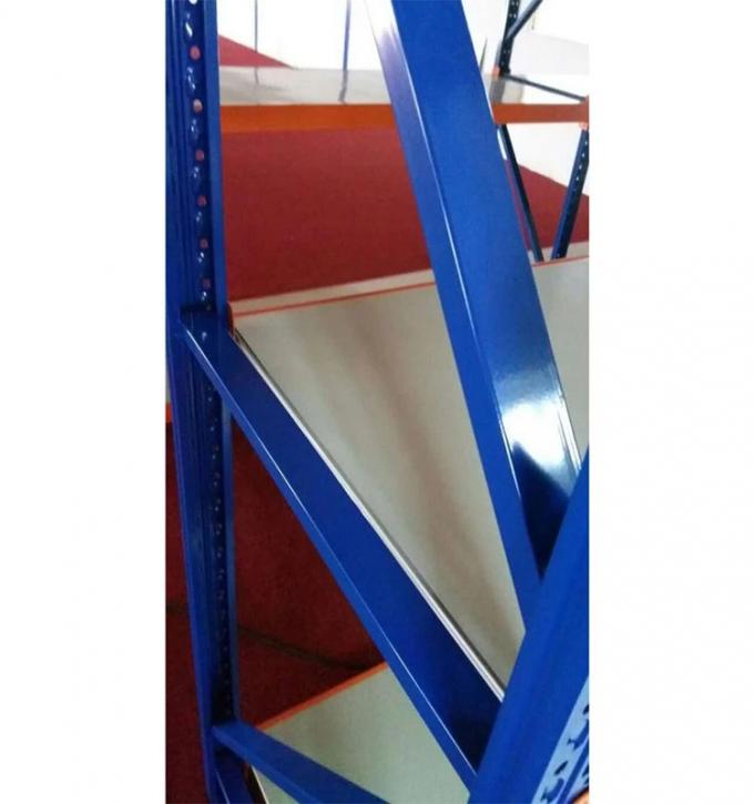 Cold Rolled Steel Long Span Racking System Garage Storage Shelving RAL ...