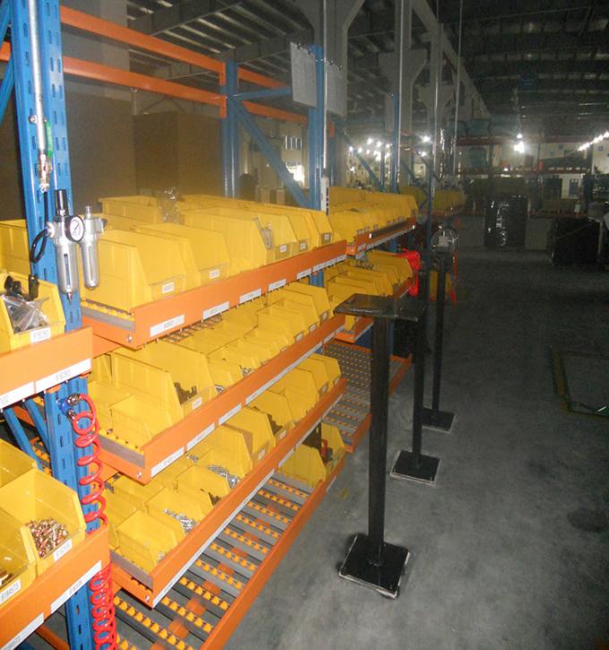 Stainless Q235B Steel Carton Flow Rack Plastic Gravity Roller Racking ...